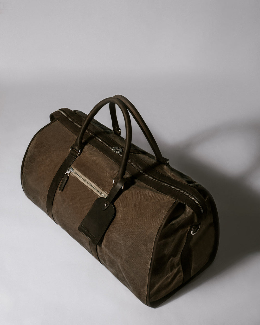 Davis Weekender Bag - Waxed Canvas and Pull-Up Leather