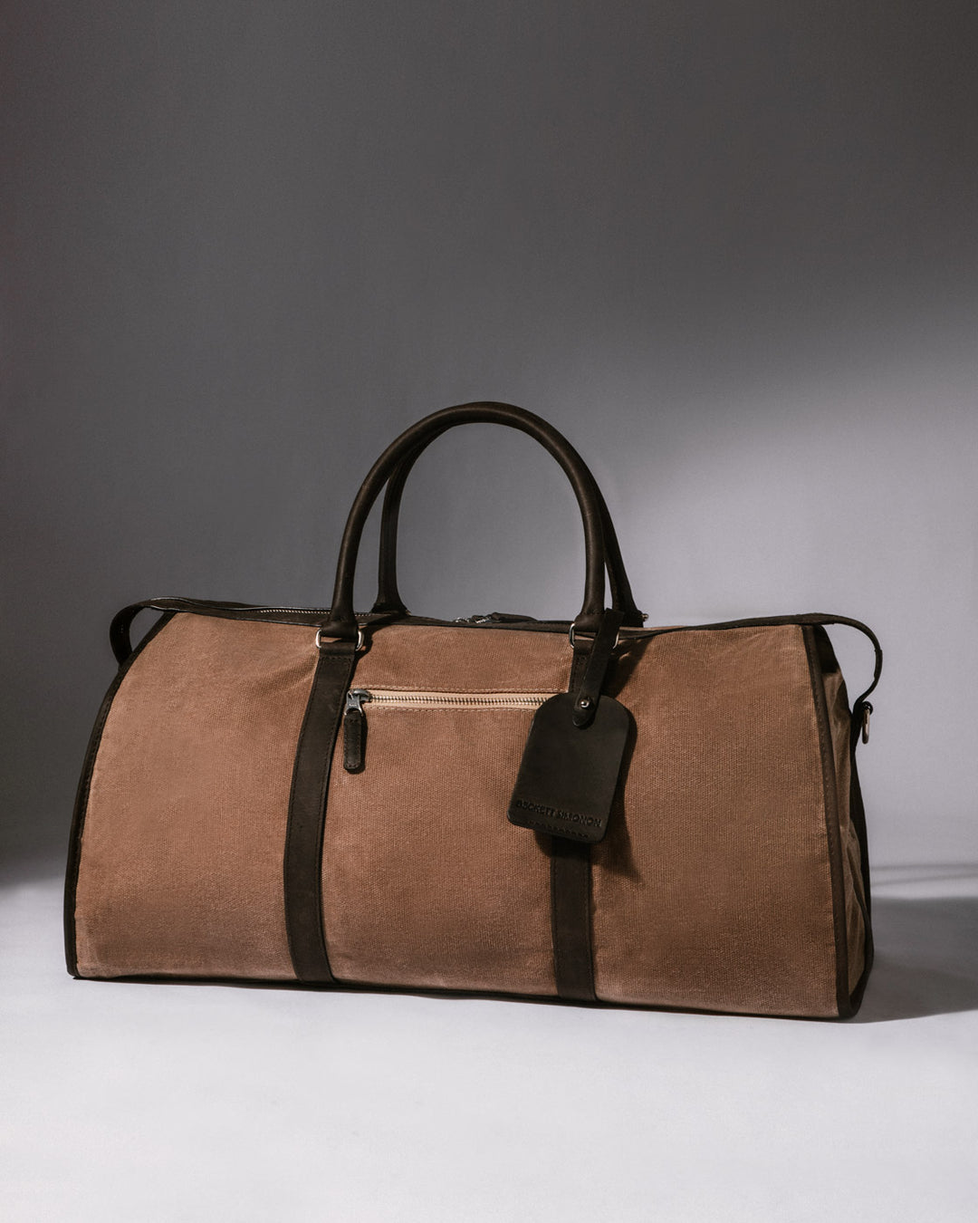 Davis Weekender Bag - Waxed Canvas and Pull-Up Leather