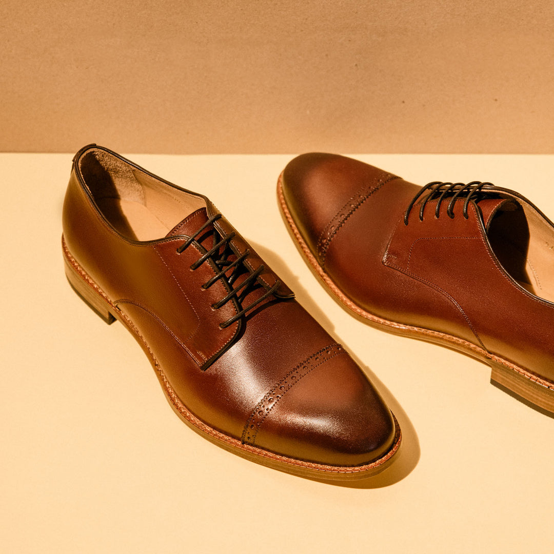 Norman Cap Toe Derbies